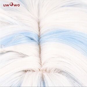 Hair | Uwowo Cosplay Genshin Impact Furina Focalors Blue And White Wig ...